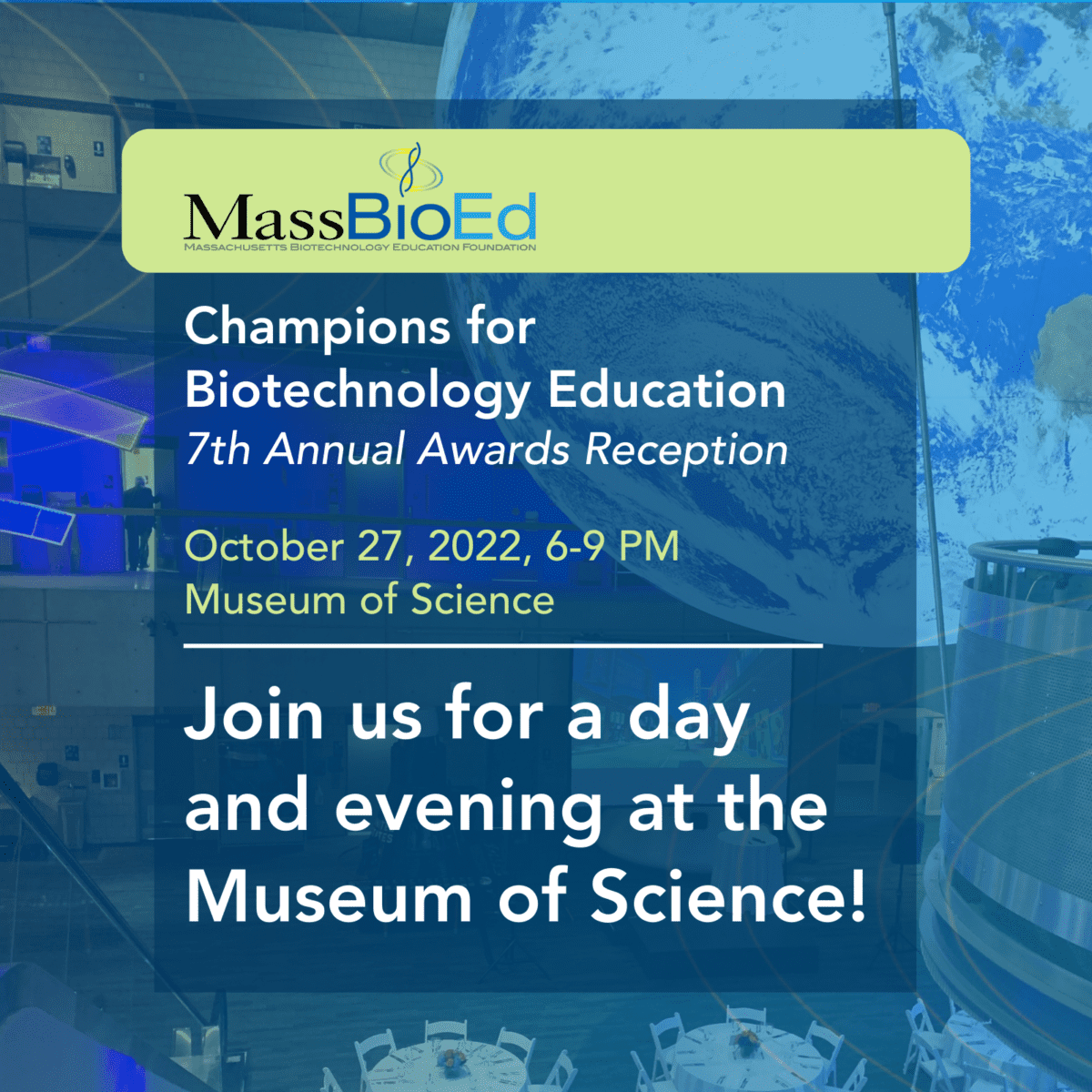 2022 MassBioEd Champions for Biotechnology Education - MassBio